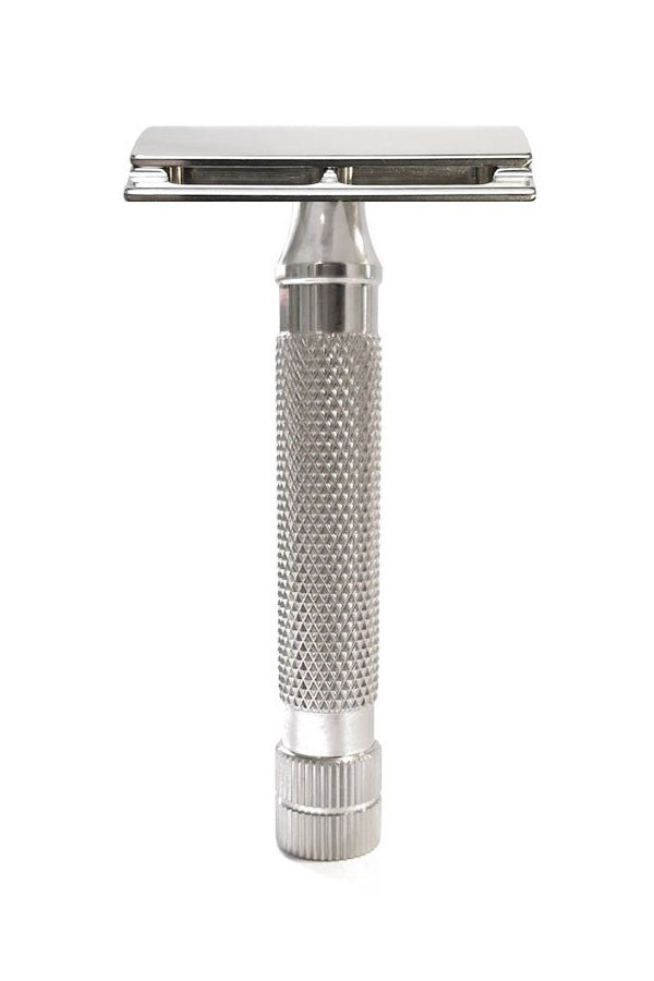 RazoRock Game Changer safety razor .68-P HD handle stainless steel ...